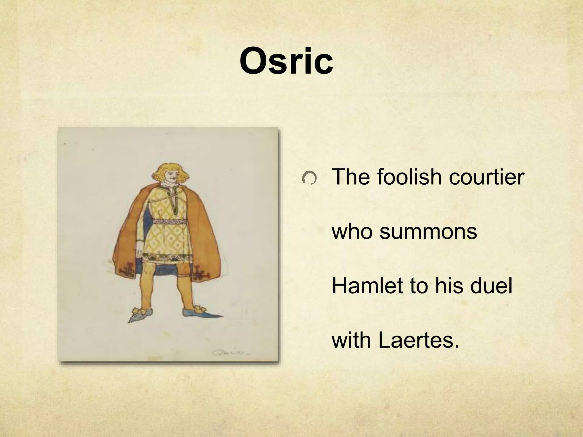 Hamlet characters | PPTX