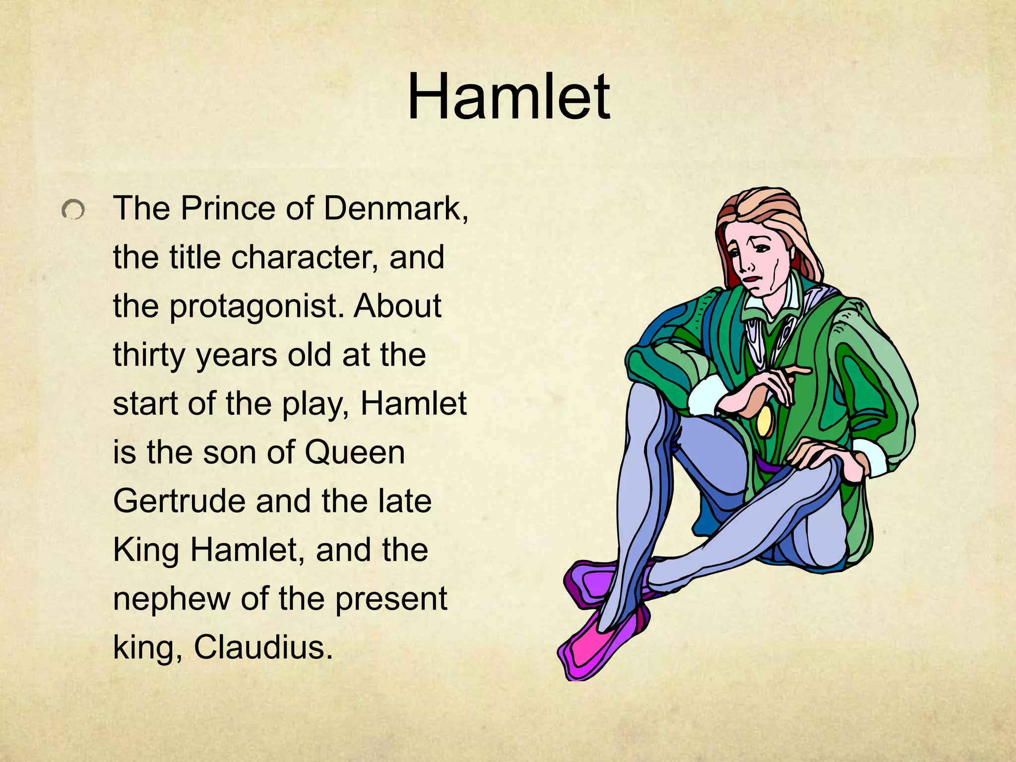 Hamlet characters | PPTX