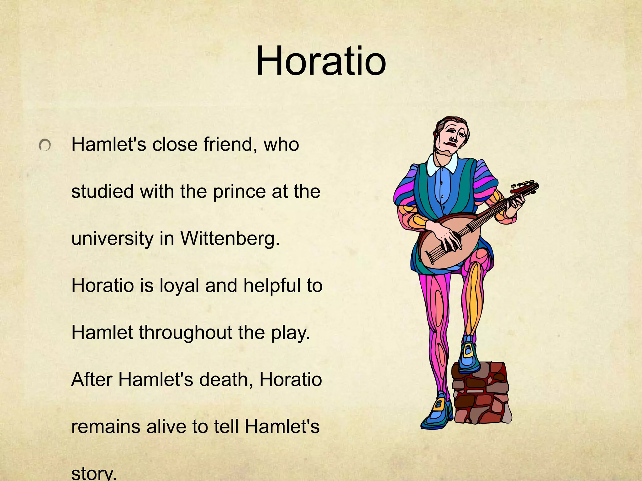 Hamlet characters | PPTX