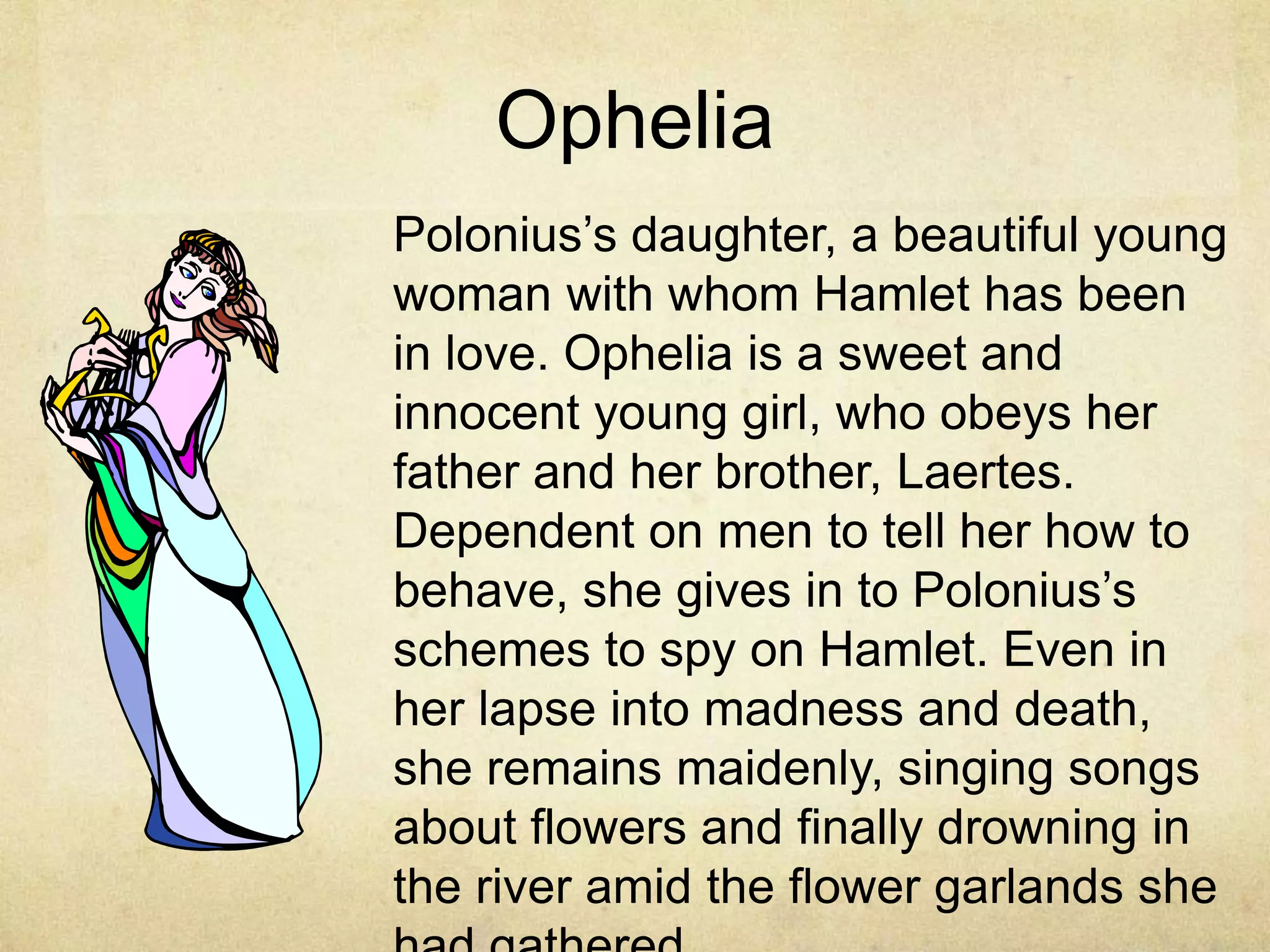 Hamlet characters | PPTX