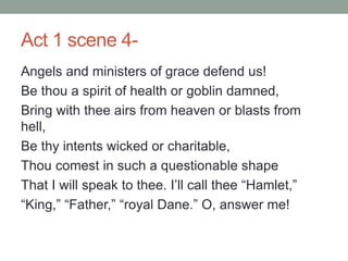 HAMLET - Context and Analysis | PPTX