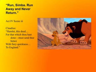 Hamlet - Lion King Comparison | PPTX