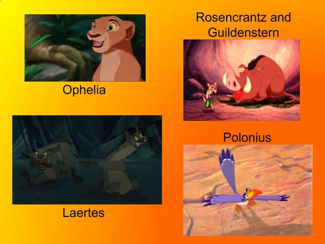 Hamlet - Lion King Comparison Hamlet - Lion King Comparison