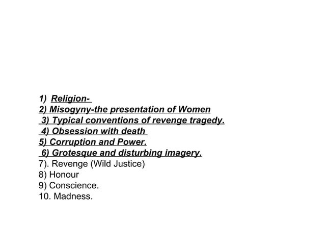 Hamlet 2011 key themes | PPT