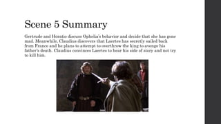 hamlet act 4 scenes 5, 6, and 7 | PPT