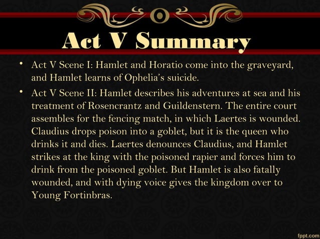 Hamlet act 5 | PPT
