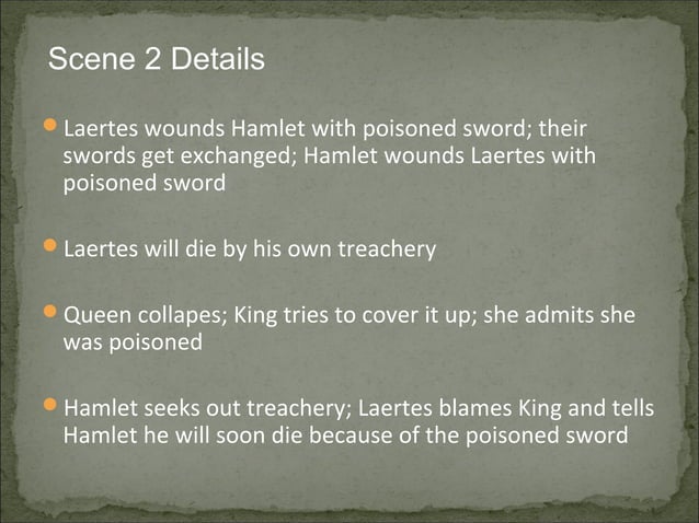 Hamlet Act Five | PPT