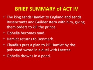 Hamlet, Act IV | PPTX