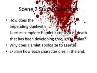 Hamlet Act V | PPTX
