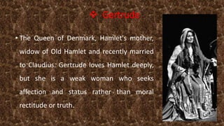 Character of Ophelia & Gertrude in Hamlet | PPT