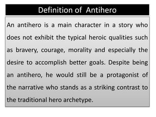 Hamlet an antihero | PPT
