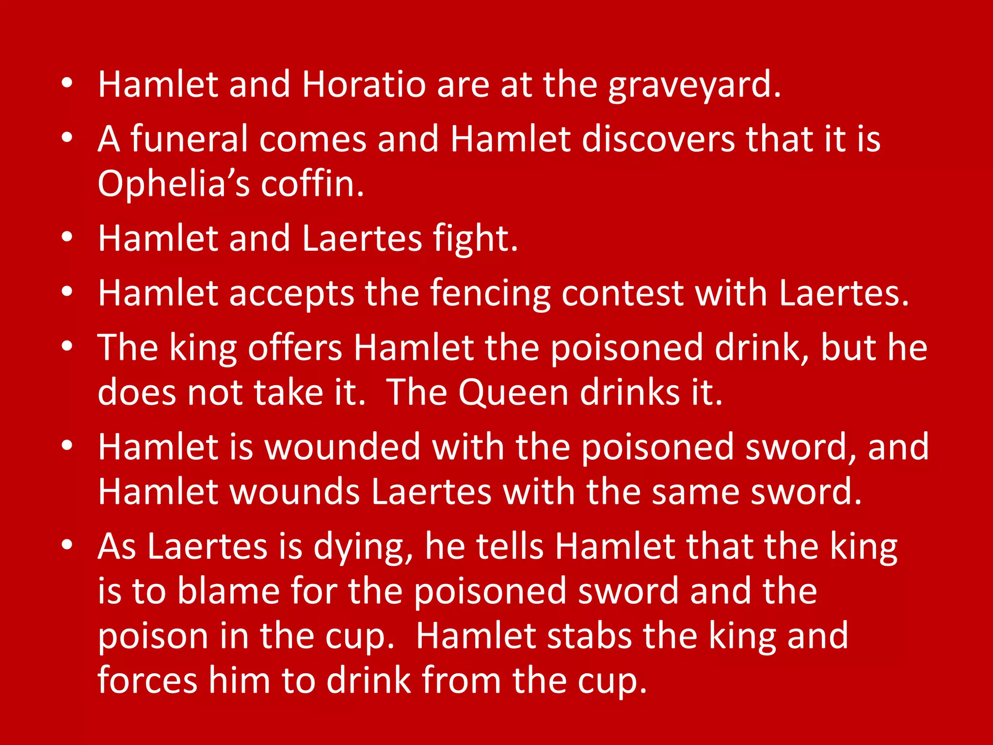 Hamlet, Brief Summary | PPTX