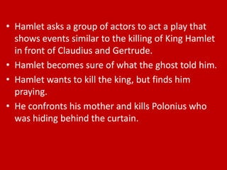 Hamlet, Brief Summary | PPTX