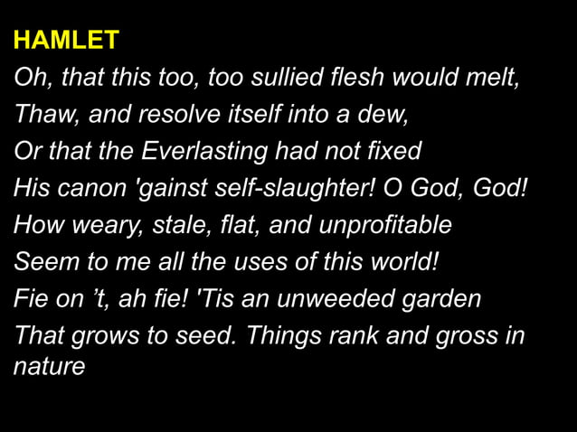 William Shakespeare's Hamlet | PPT