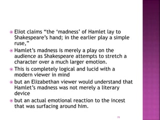 Hamlet & his problems | PPTX