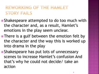 Hamlet & his problems | PPTX