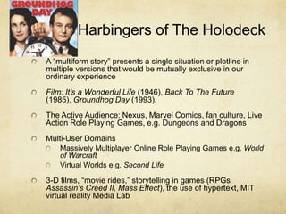 Hamlet on The Holodeck Presentation | PPTX | Roleplaying Games | Games ...