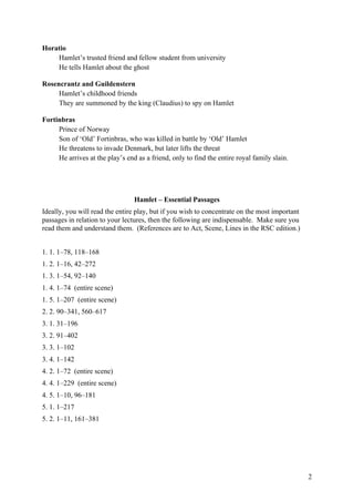 Hamlet in a nut shell | PDF