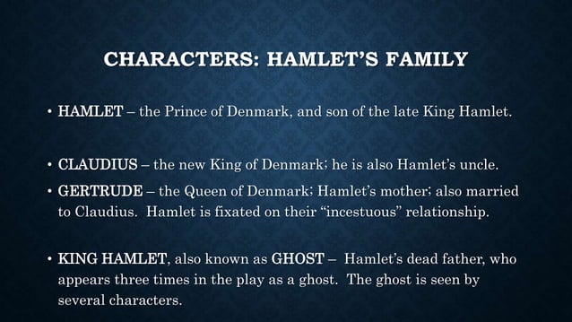 Hamlet Introduction | PPTX | Roleplaying Games | Games and Puzzles