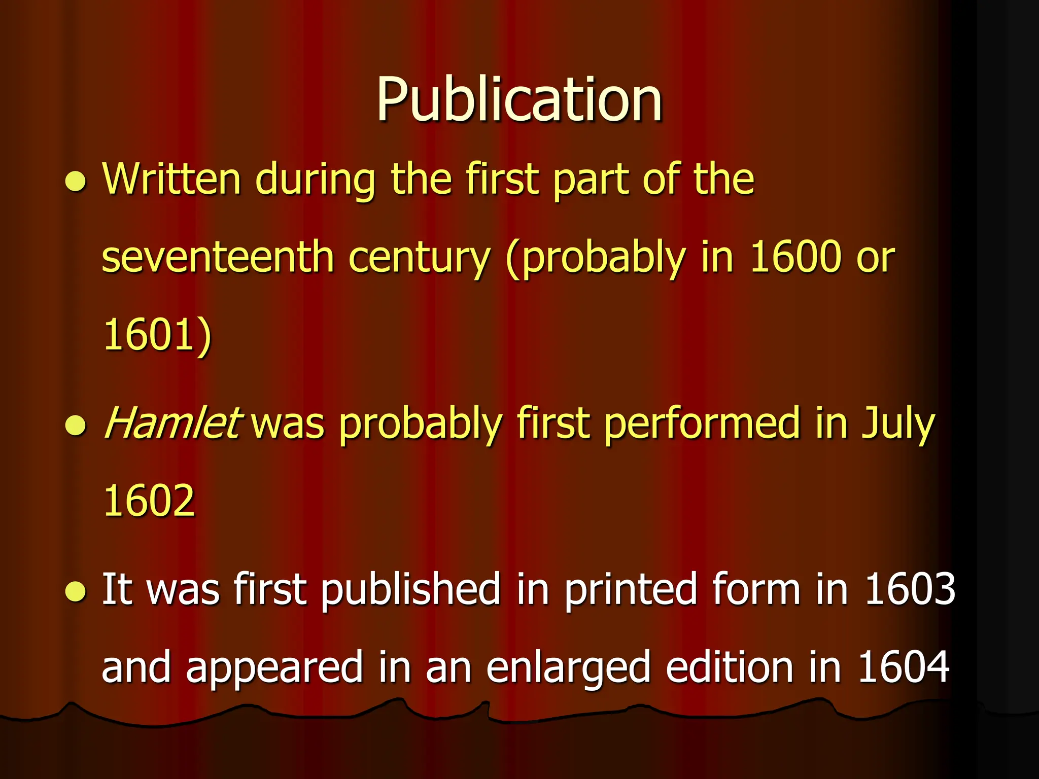 Hamlet introduction for primary grade five | PPT