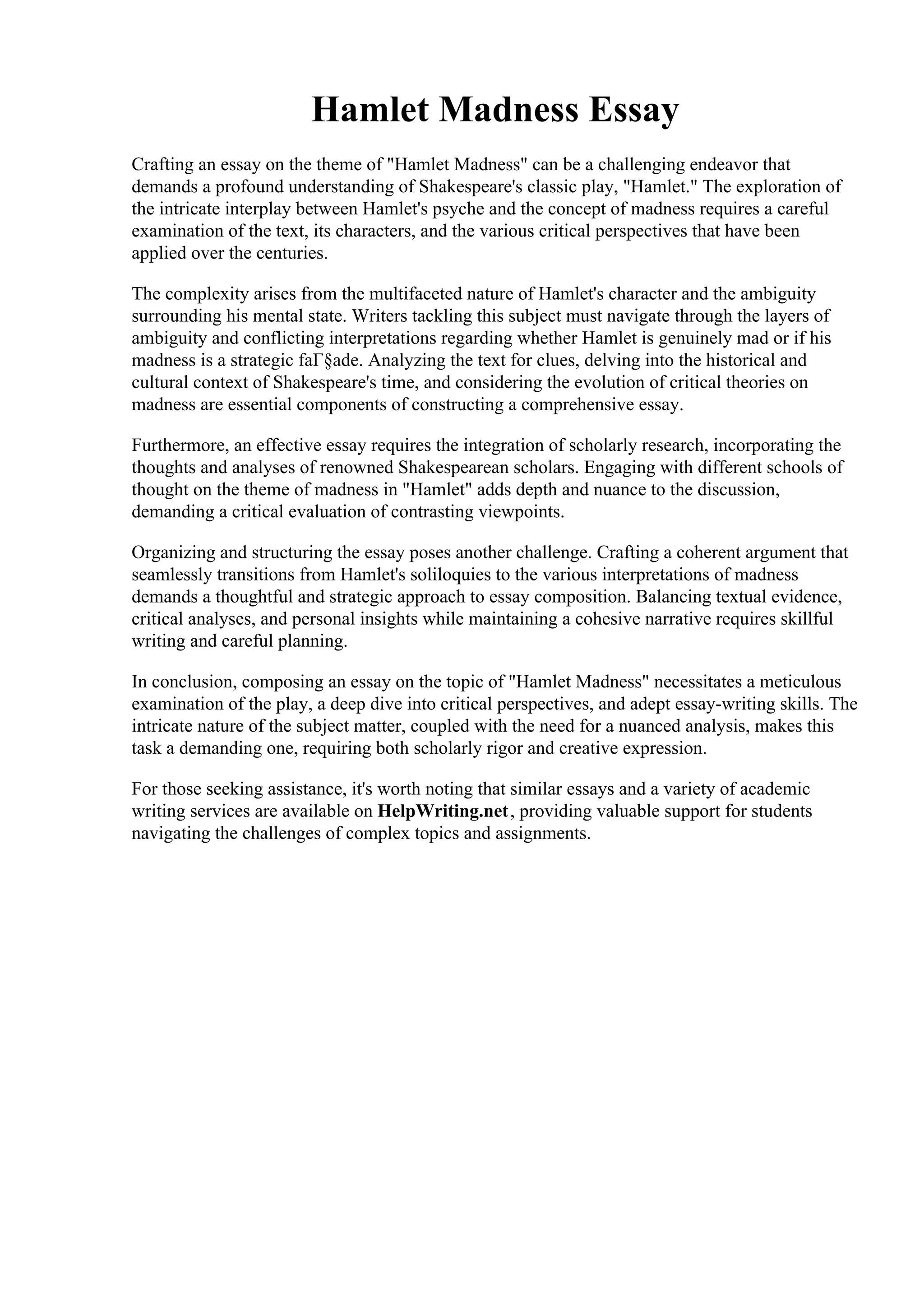 Hamlet Madness Essay.pdf