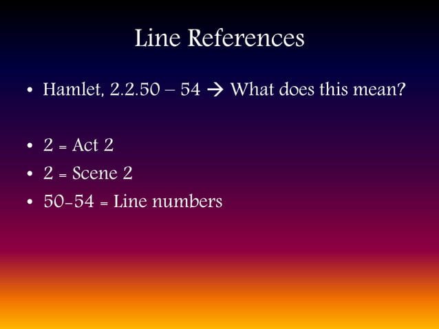 Hamlet Teaching Presentation | PPT