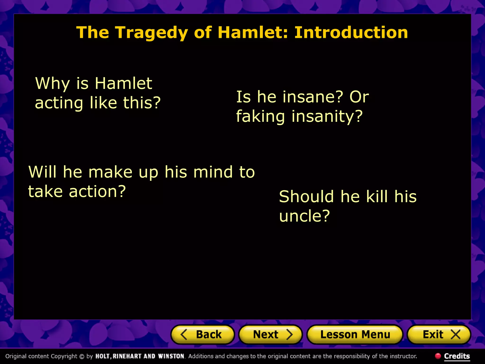 Hamlet intro | PPT