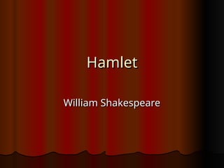 Hamlet Analysis, Breakdown and Character Chart | PPT