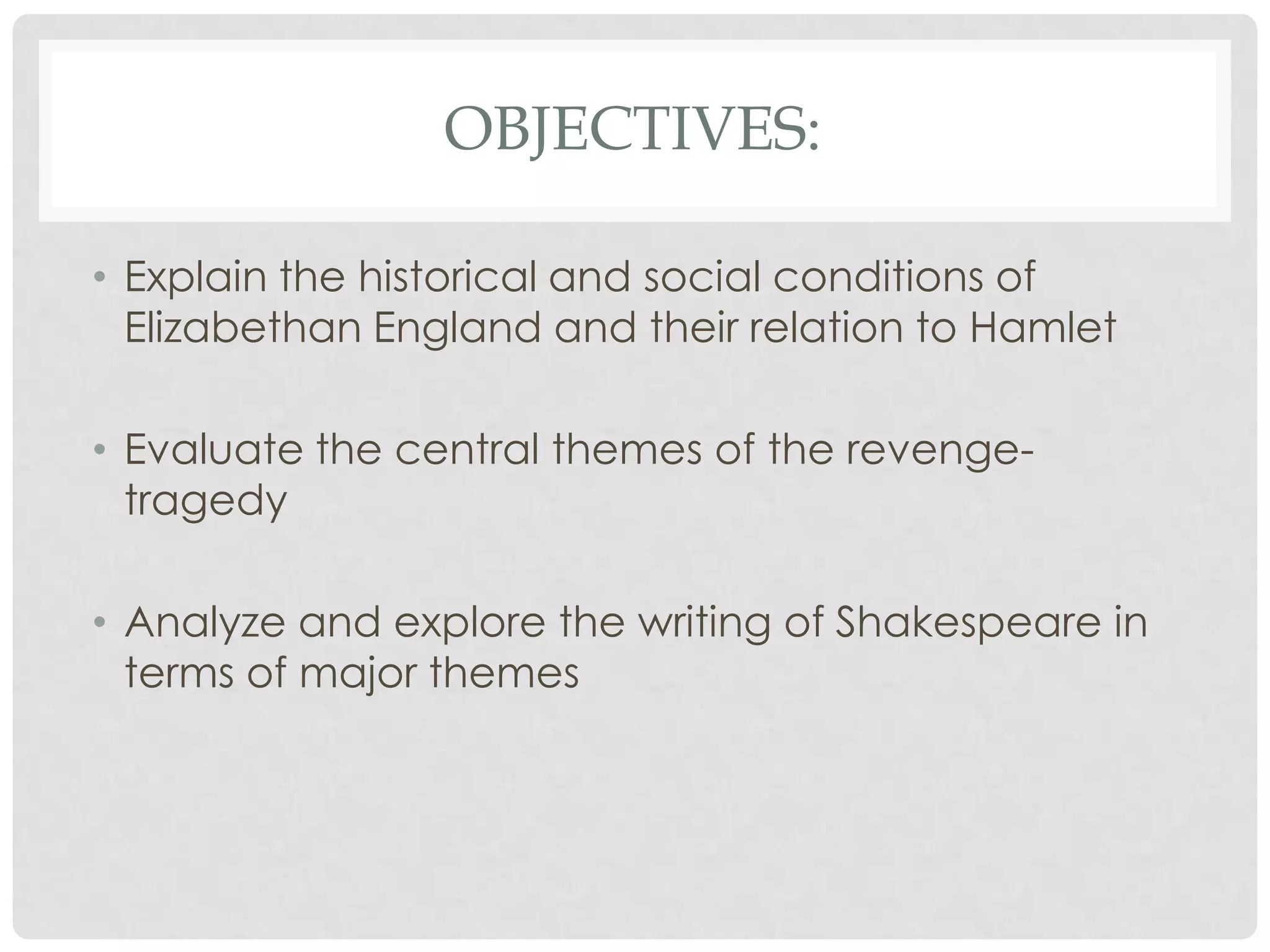 Hamlet presentation | PPTX