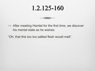 Hamlet Key Passages | PPT