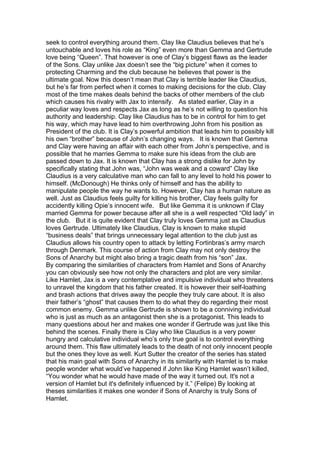 Hamlet's anarchy | PDF