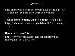 Hamlet session1 sslms | PPT