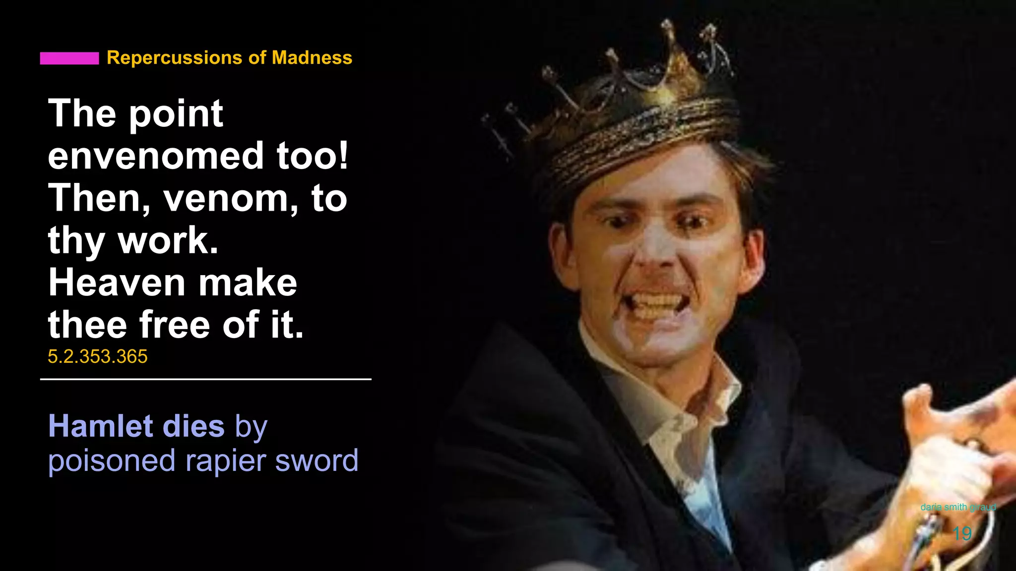 Hamlets madness snhu eng-shakespeare_daria smith giraud | PPTX