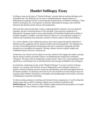Hamlet Soliloquy Essay.pdf