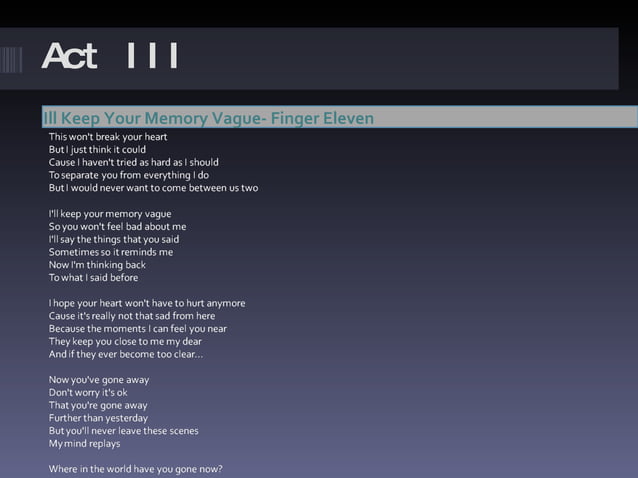 Hamlet Soundtrack | PPT