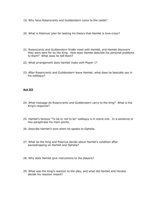 Hamlet study guide | DOC