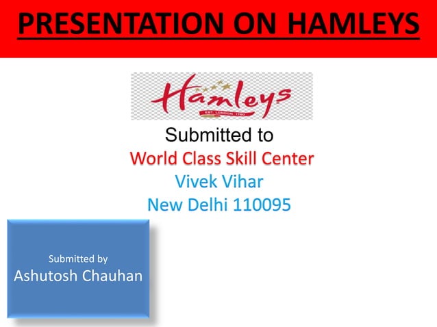 Hamleys | PPTX