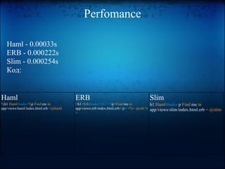 Haml. New HTML? (RU) | PDF