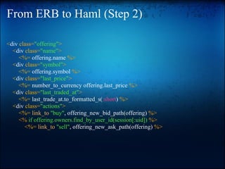 Haml. New HTML? (RU) | PDF