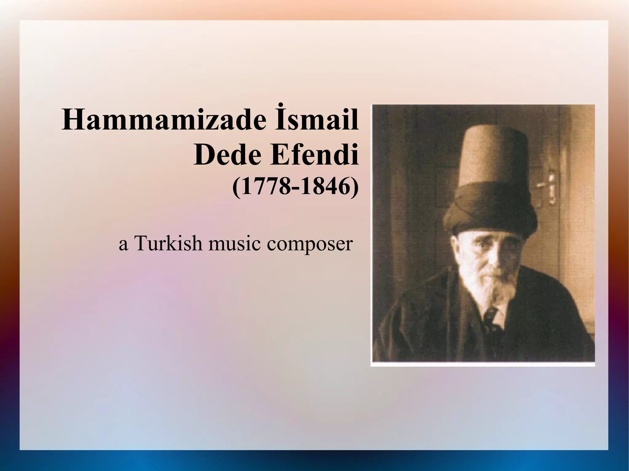 Hammamizade ismail dede efendi | PDF