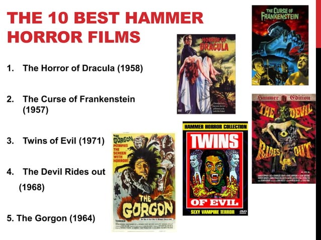 Hammer film productions and conventions | PPTX