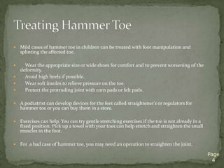 Hammer toe | PPTX