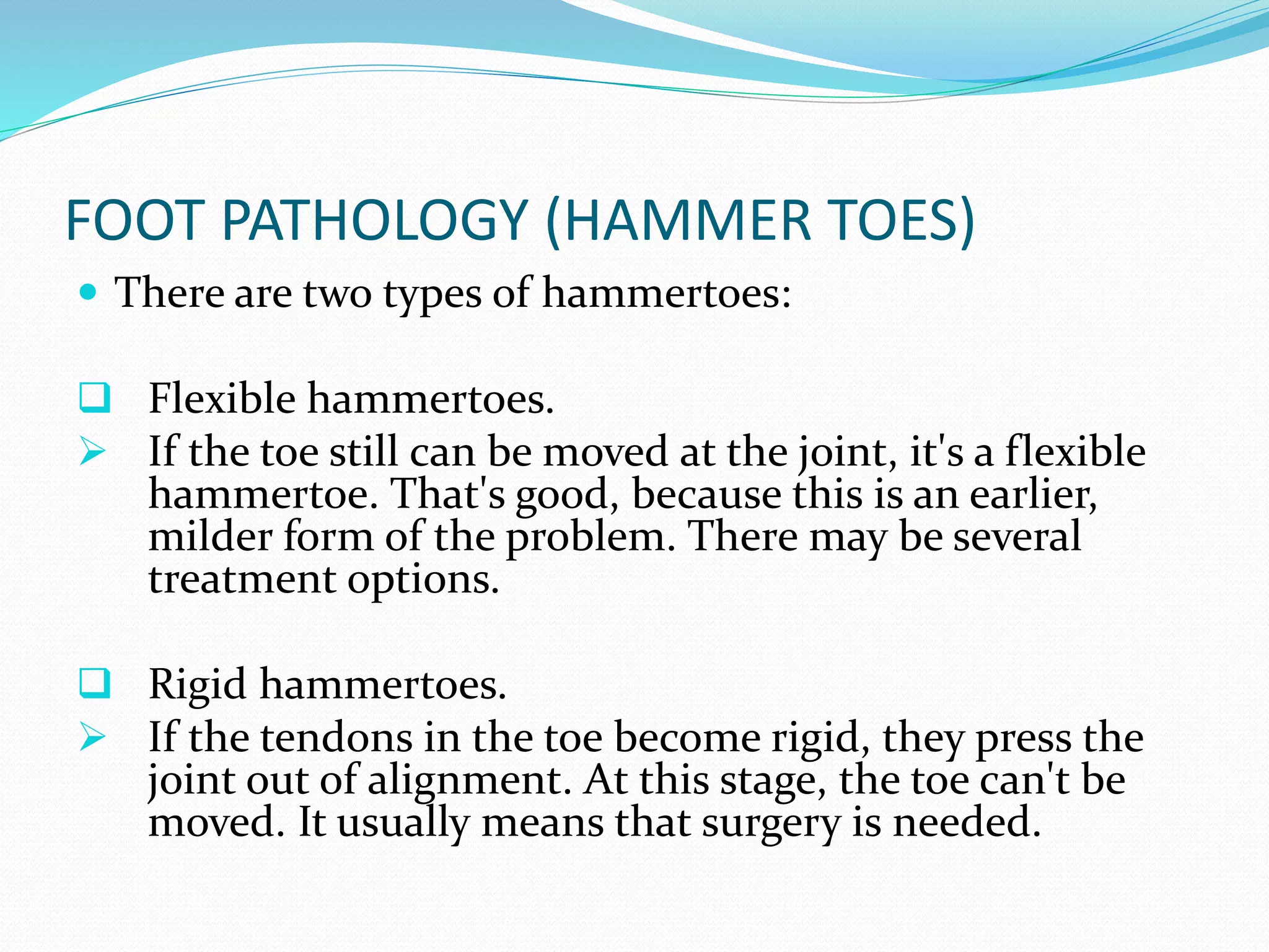 Hammer toes | PPTX