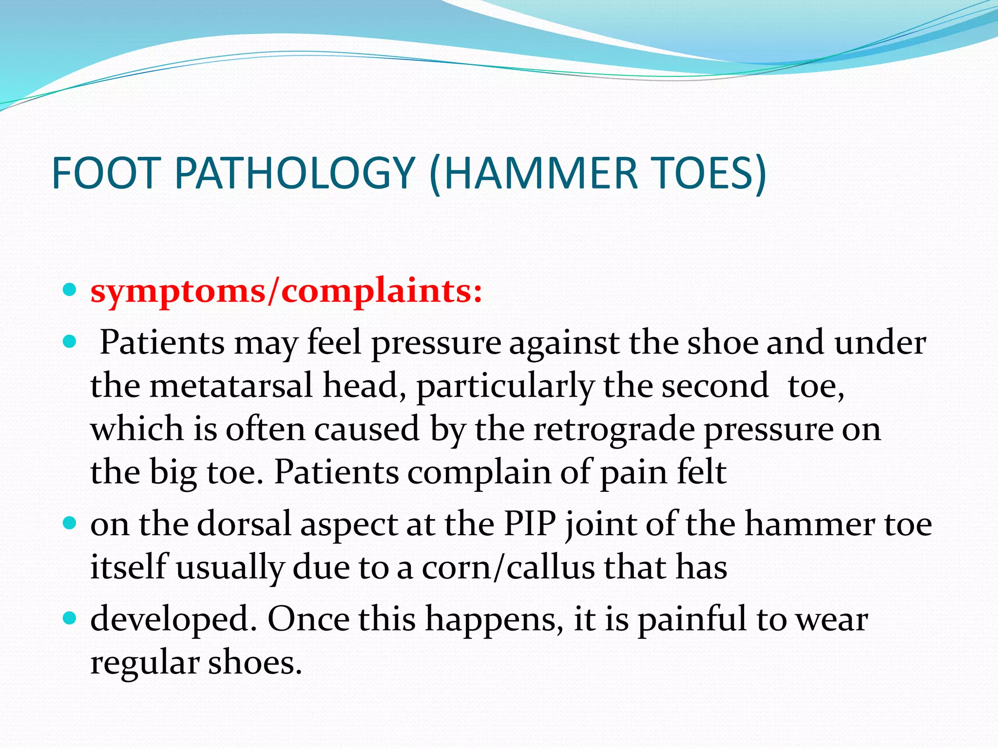 Hammer toes | PPTX
