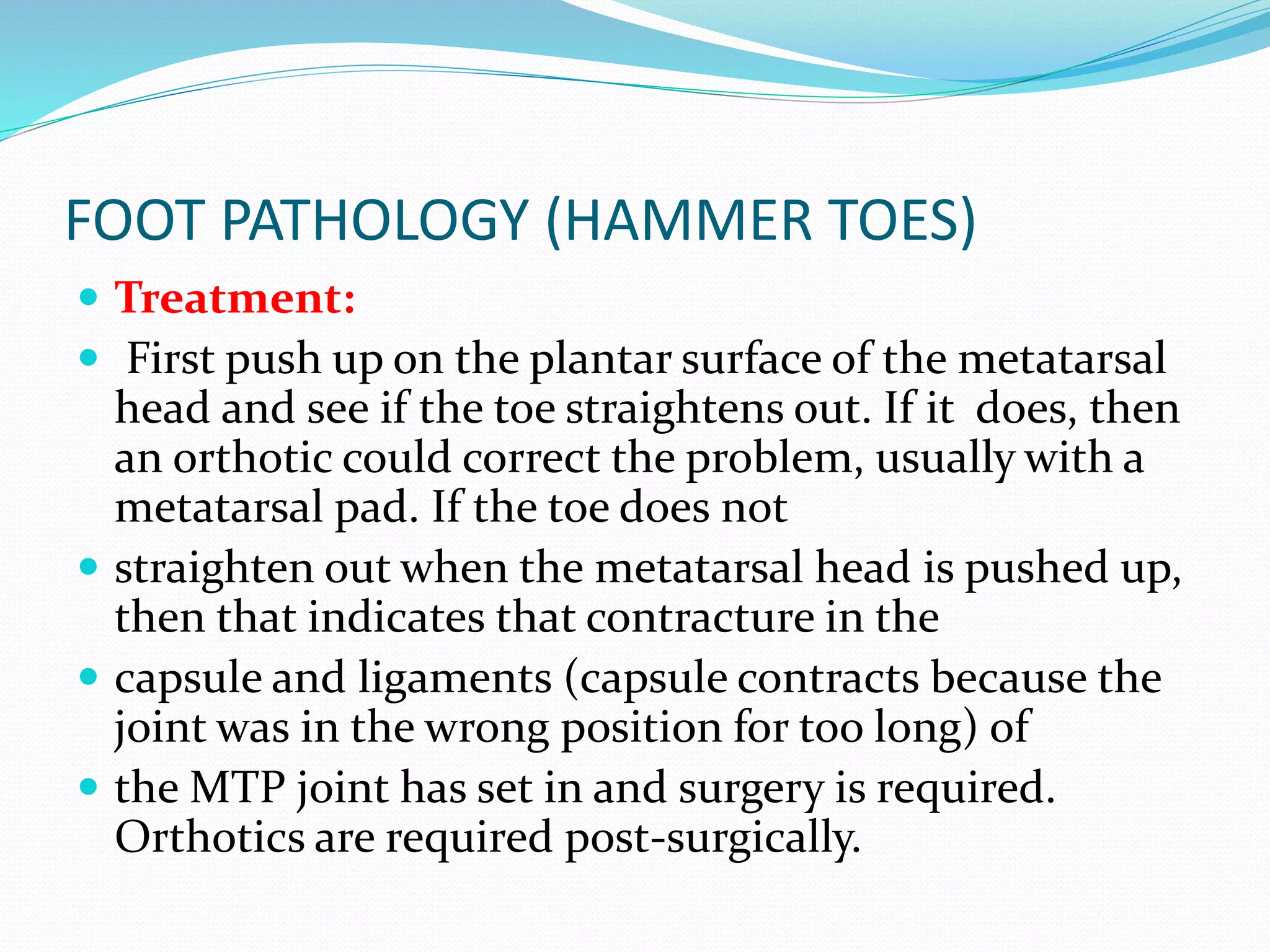 Hammer toes | PPTX