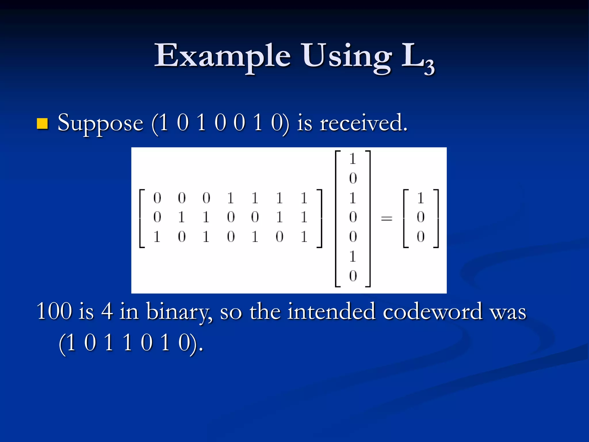 Hamming codes | PPT
