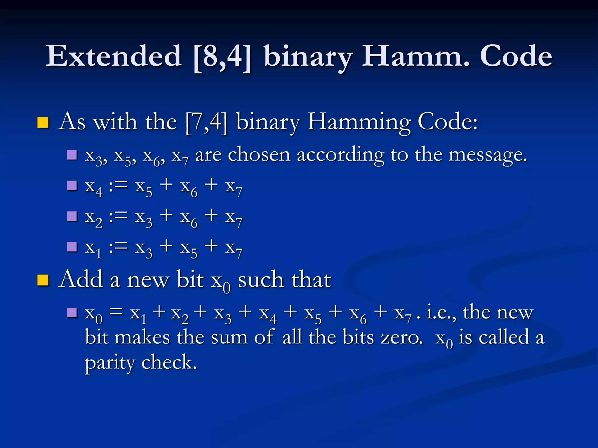 Hamming codes | PPT