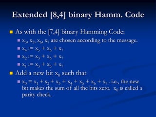Hamming codes | PPT