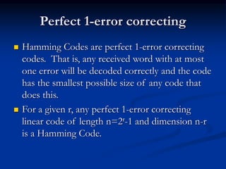 Hamming codes | PPT