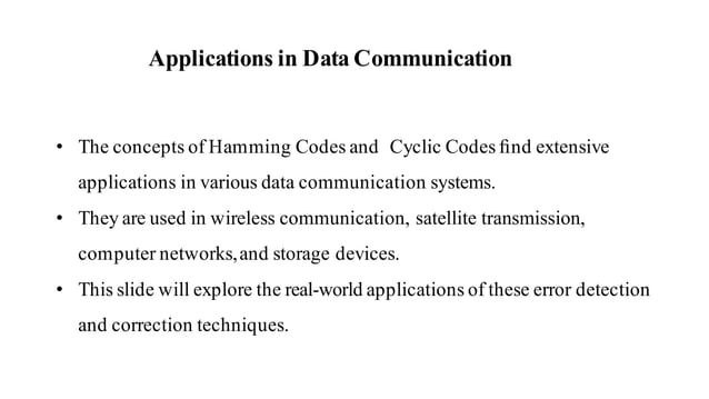 hamming codes and Cyclic codes (1).pptx